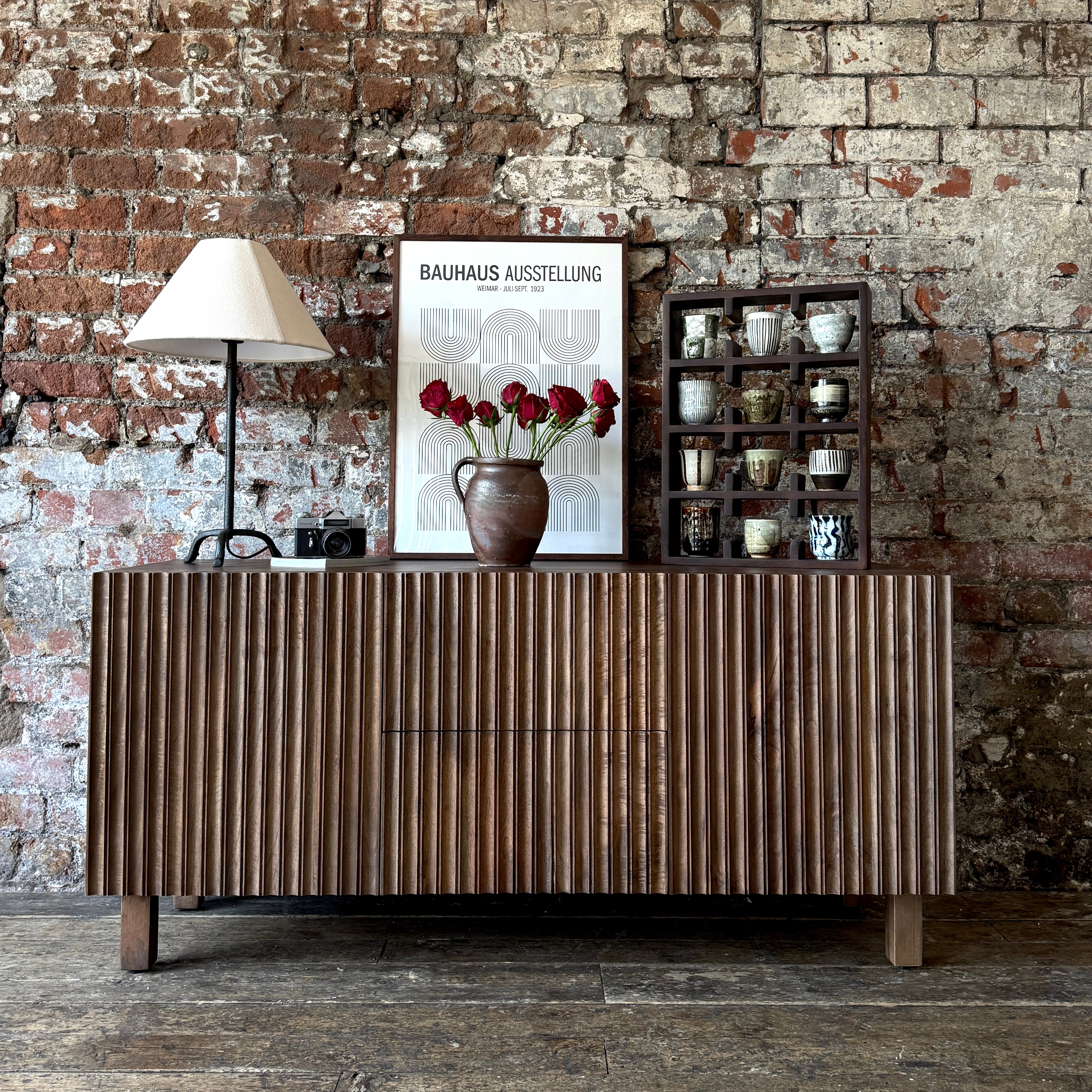 Arlo Solid Mango Wood 2 Door 2 Drawer Sideboard in Walnut – COKU Limited