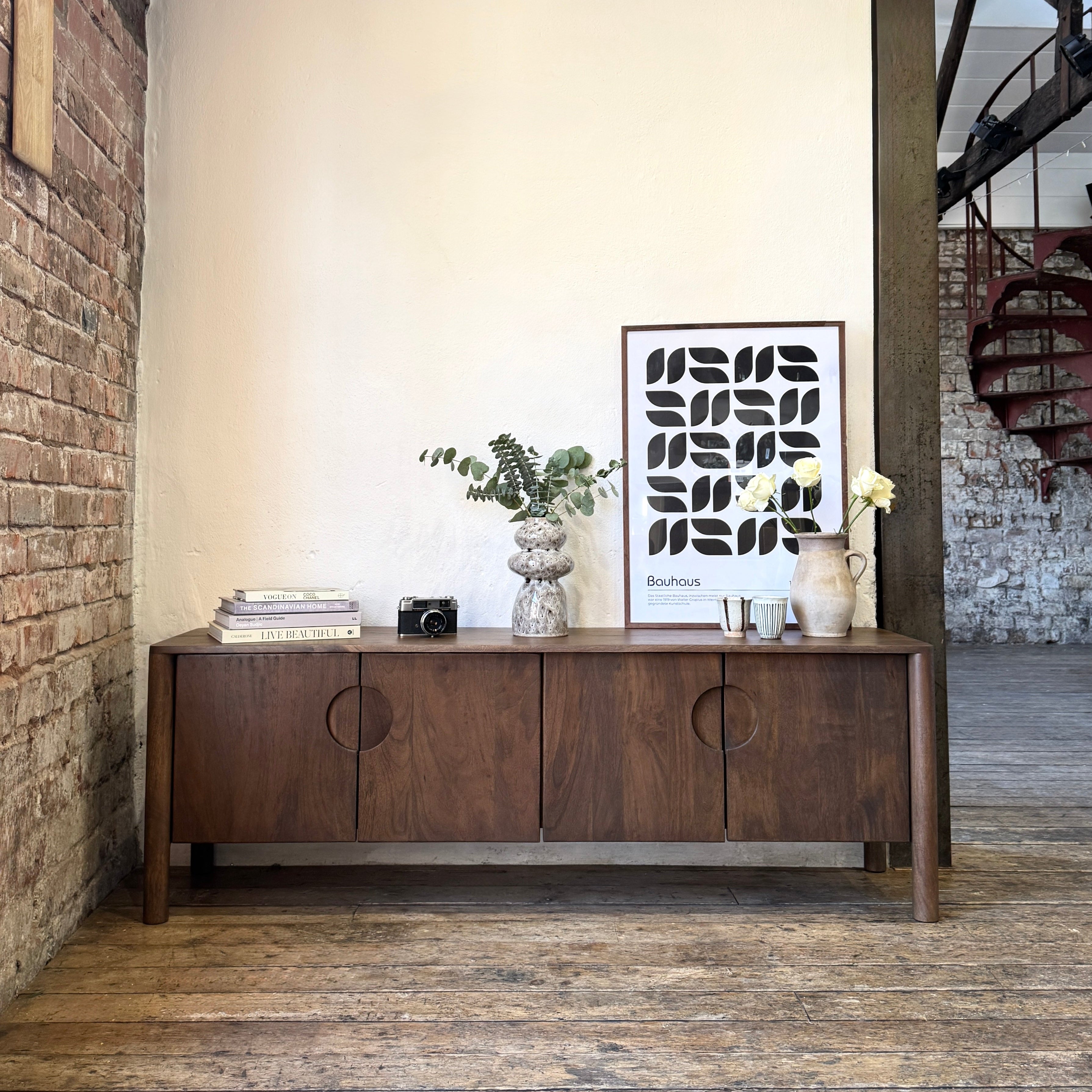 Sydney Solid Mango Wood TV Unit Brown (160cm) – COKU Limited
