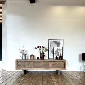 Livia Solid Mango Wood TV Stand – COKU Limited